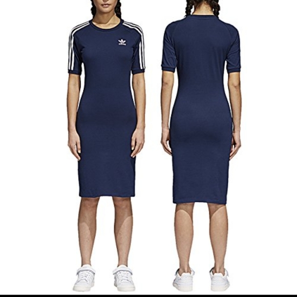 adidas | Dresses | Adidas Navy Dress | Poshmark